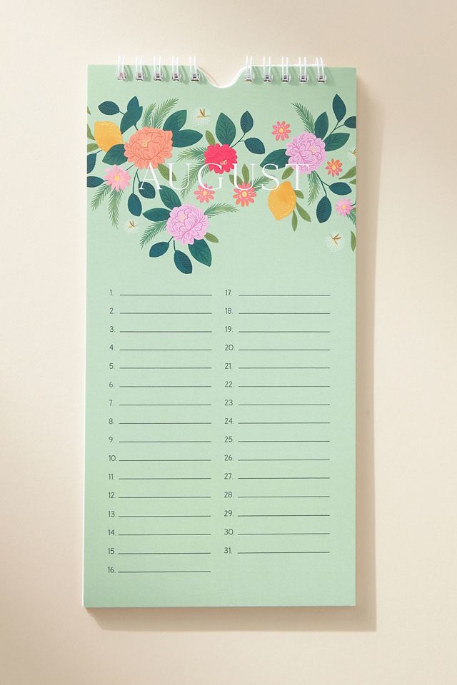 Paper Raven Co. The Perpetual Calendar | AnthroLiving