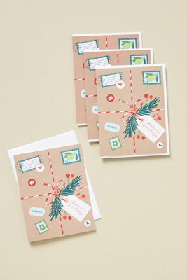 Paper Raven Co. Holiday Package Cards, Set of 8 | AnthroLiving
