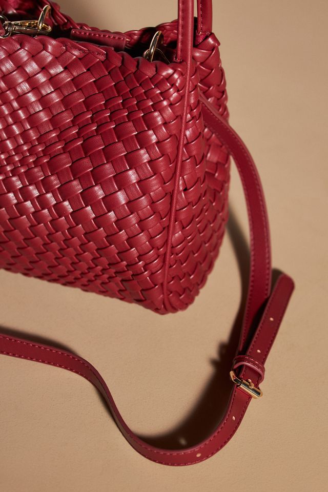 The Woven Mini Hollace Tote | Anthropologie