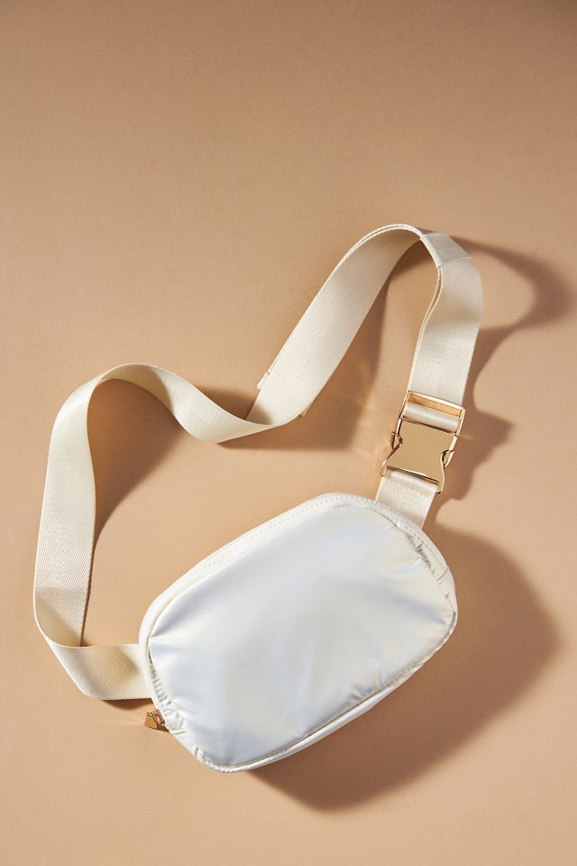 Metallic Puffer Belt Bag | Anthropologie