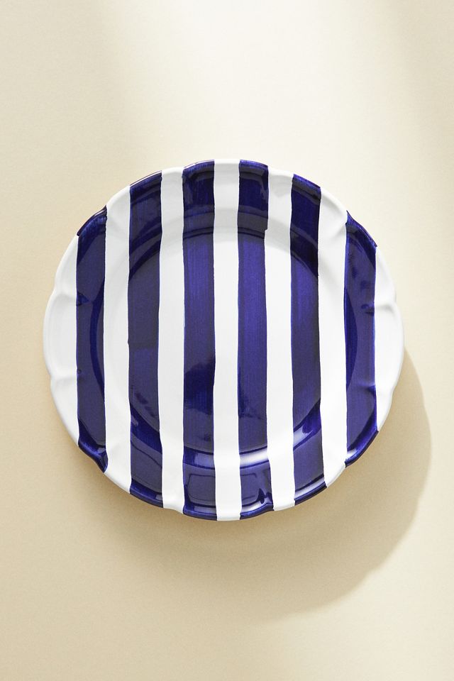 Vietri Amalfitana Striped Dinner Plate | AnthroLiving