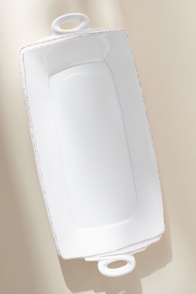 Vietri Lastra Handled Rectangular Platter | AnthroLiving