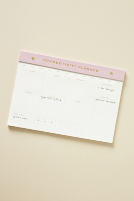 Weekly Productivity Planner | AnthroLiving