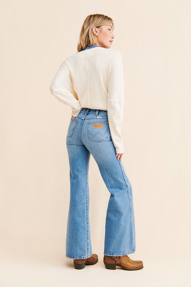 Wrangler Wanderer High-Rise Flare Leg Jeans | Anthropologie