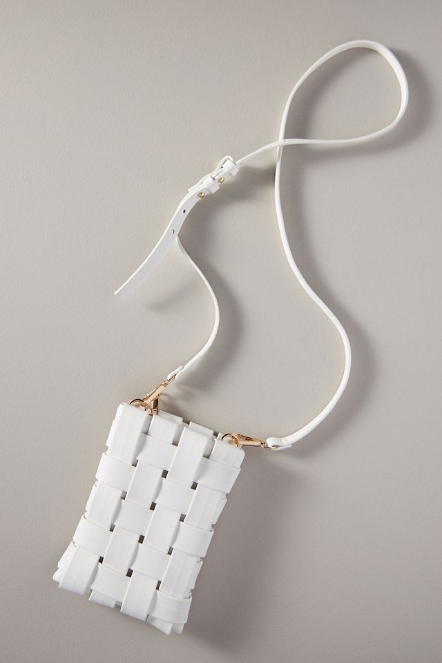 Lindy Woven Phone Case Crossbody Bag | Anthropologie