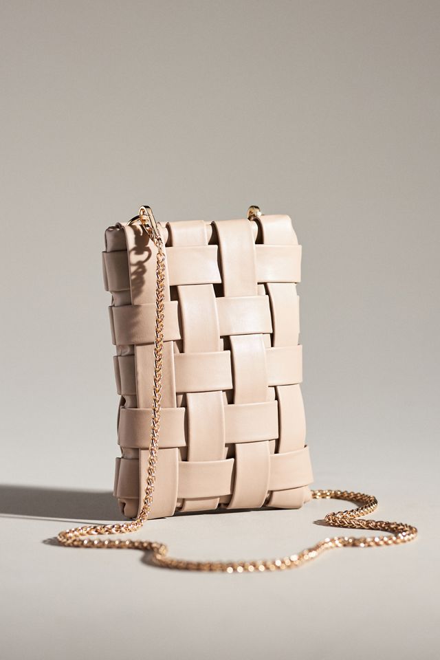 Lindy Woven Phone Case Crossbody Bag | Anthropologie