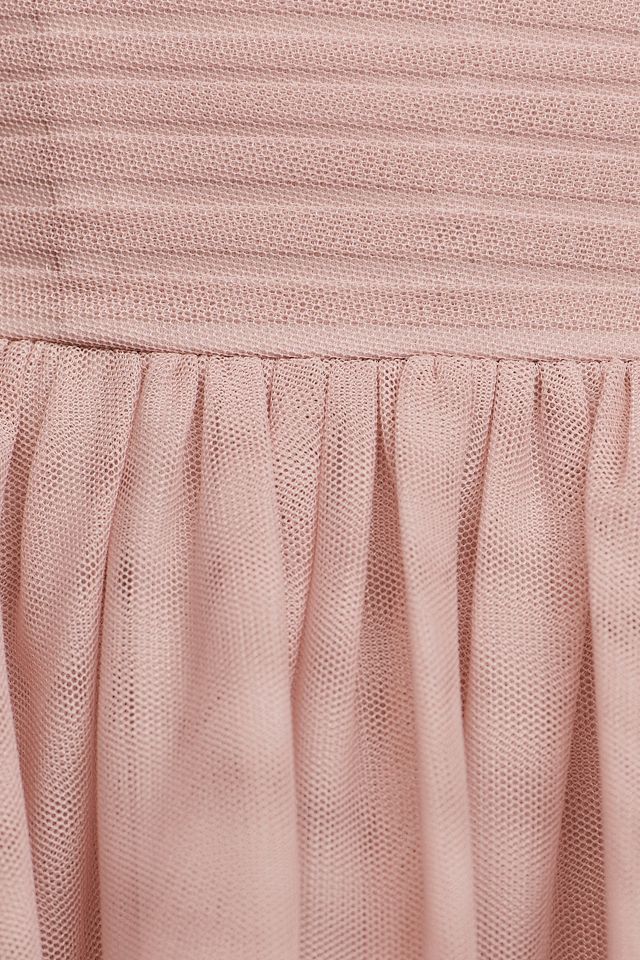 Bhldn Square Neck A Line Tulle Mini Dress Anthropologie