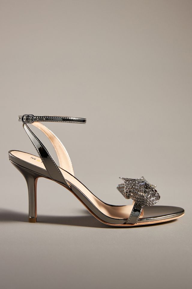 Maeve Crystal Bow Heels | Anthropologie