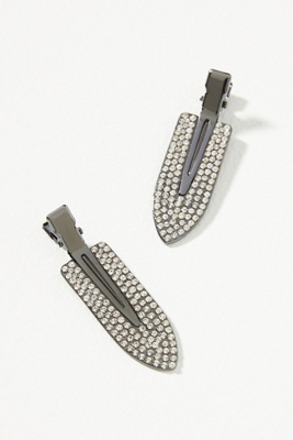 KITSCH Rhinestone Hair Clips, Set of 2 | Anthropologie