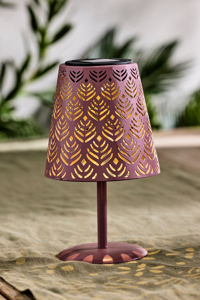 Solar Punched Metal Outdoor Lamp | Terrain