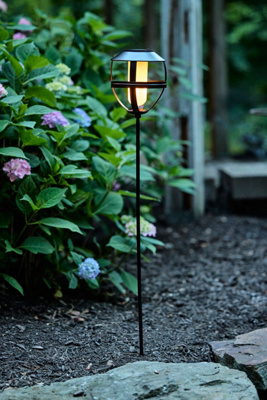 Flameless Solar Tiki Torch | Terrain