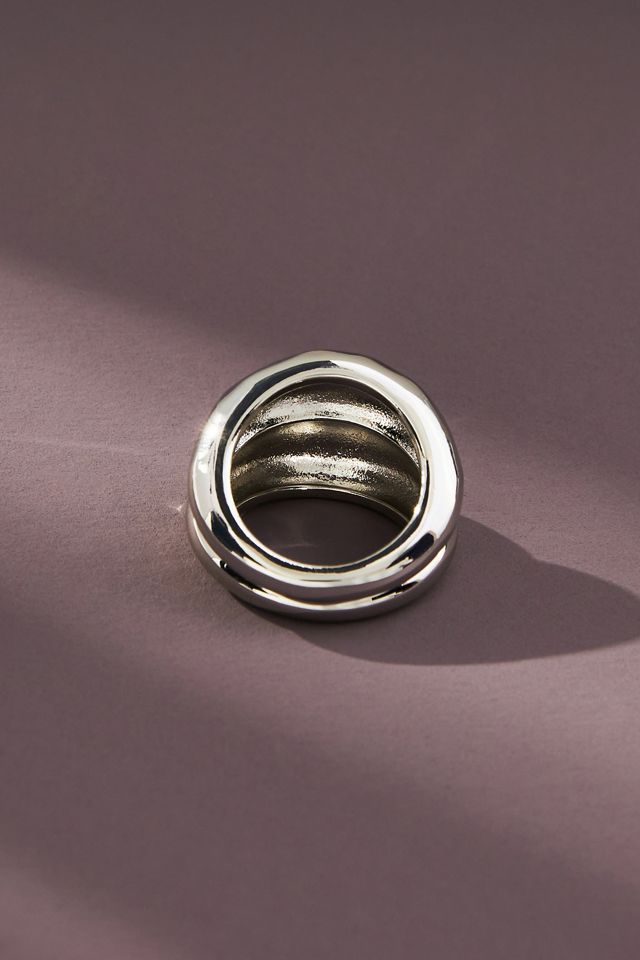 Double Stack Modern Ring | Anthropologie