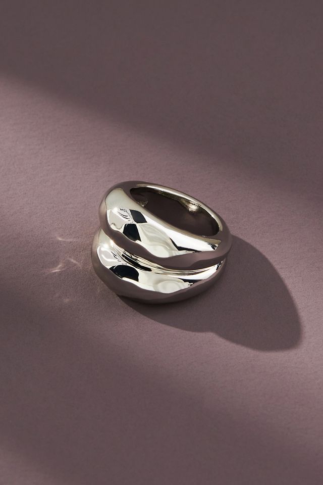 Double Stack Modern Ring | Anthropologie
