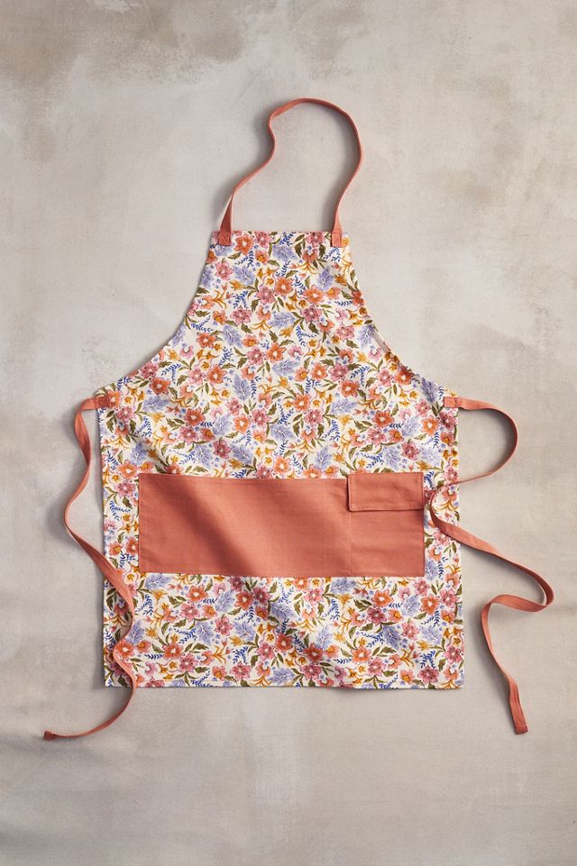 Floral Canvas Garden Apron | Terrain