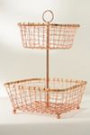 Jo Two-Tier Wire Fruit Basket | Anthropologie UK
