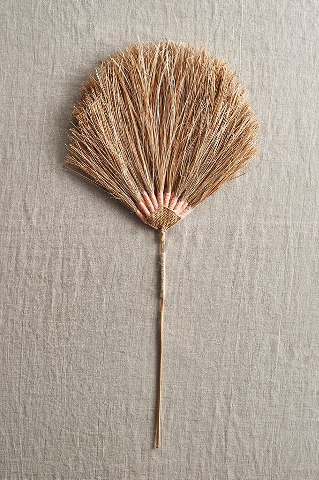 Straw Fan Stem | Anthropologie