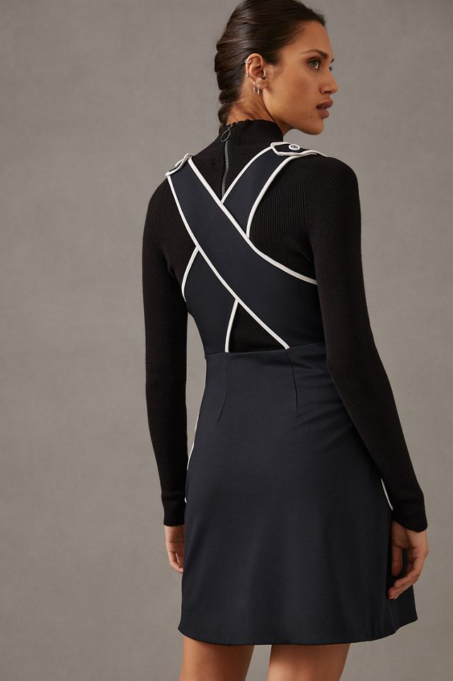 Maeve Pinafore Wrap Dress | Anthropologie