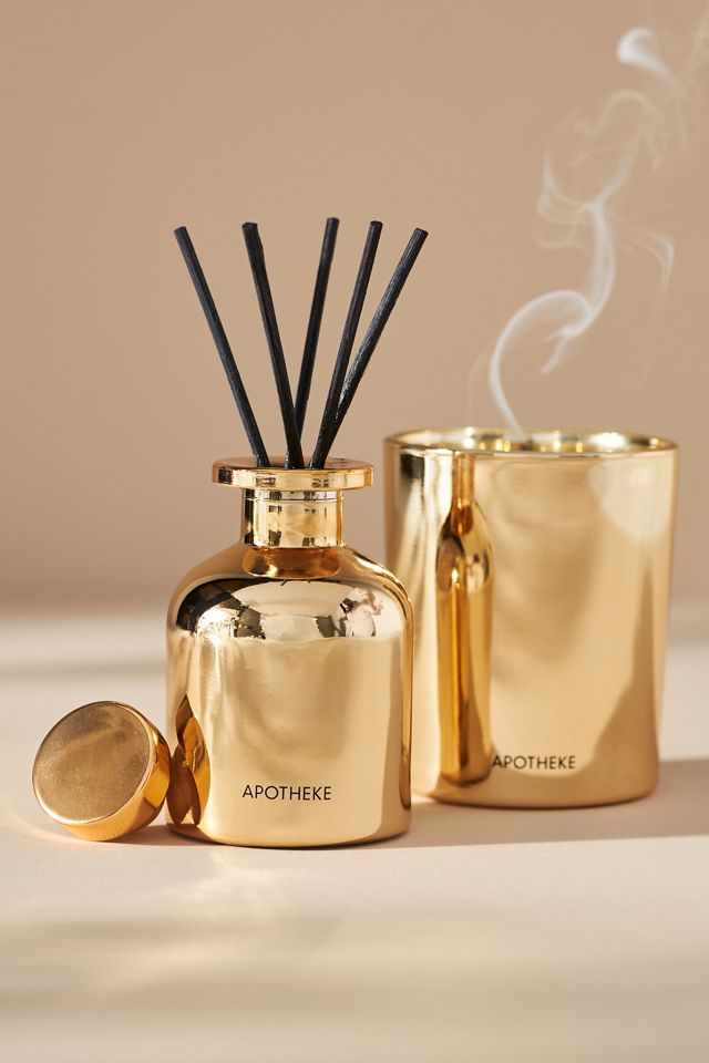 Apotheke White Vetiver Candle & Reed Diffuser Gift Set | AnthroLiving
