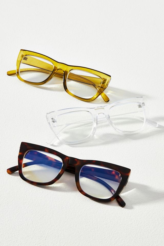 Translucent Cat-Eye Readers | Anthropologie