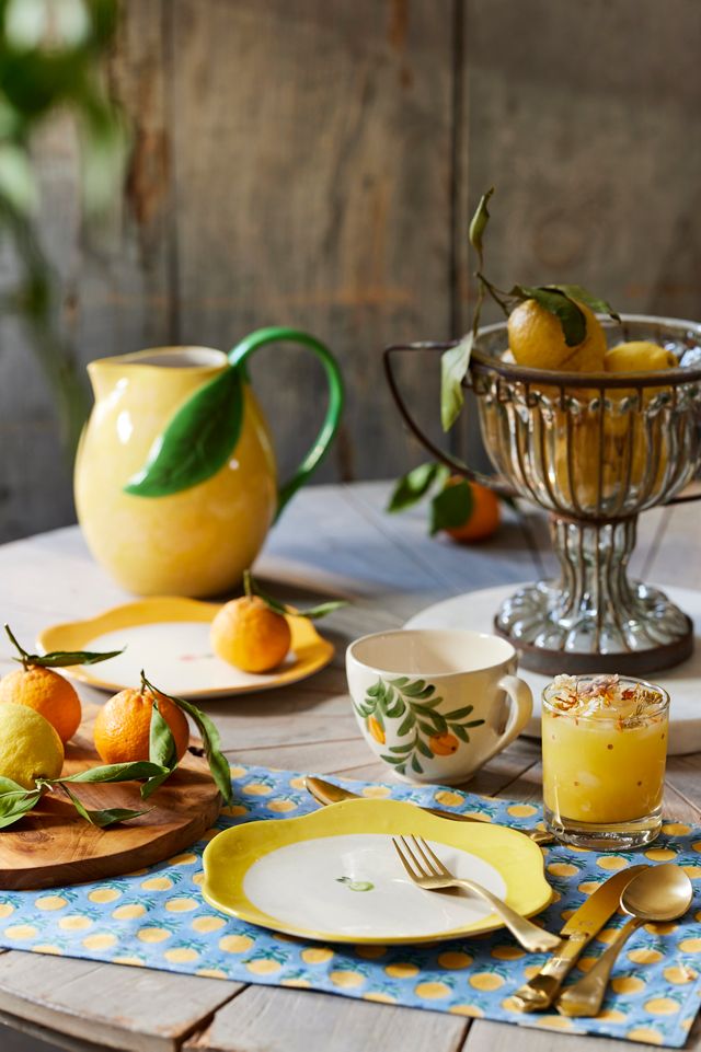 Daisy Etched Tumblers, Set of 4 | AnthroHome