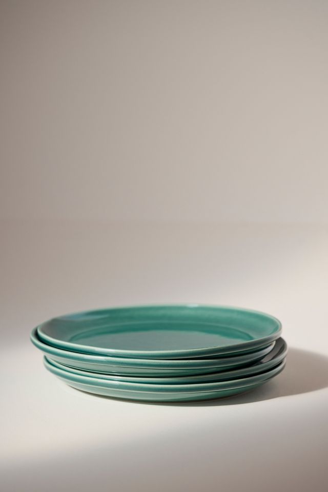 The Rowen Portuguese Stoneware Side Plates, Set of 4 | AnthroLiving