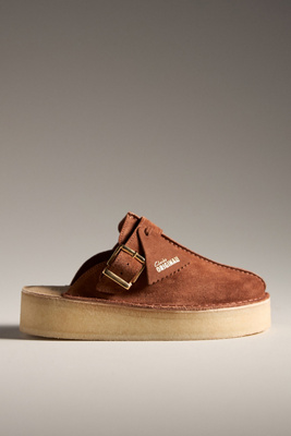 Clarks Trek Wedge Mules | Anthropologie