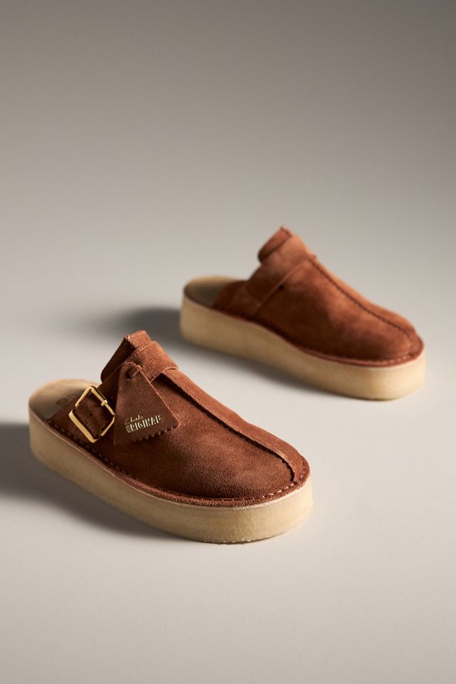 Clarks Trek Wedge Mules | Anthropologie