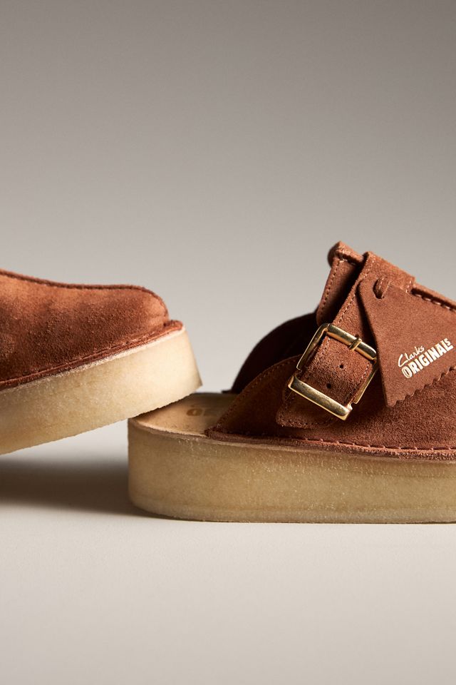 Clarks Trek Wedge Mules | Anthropologie