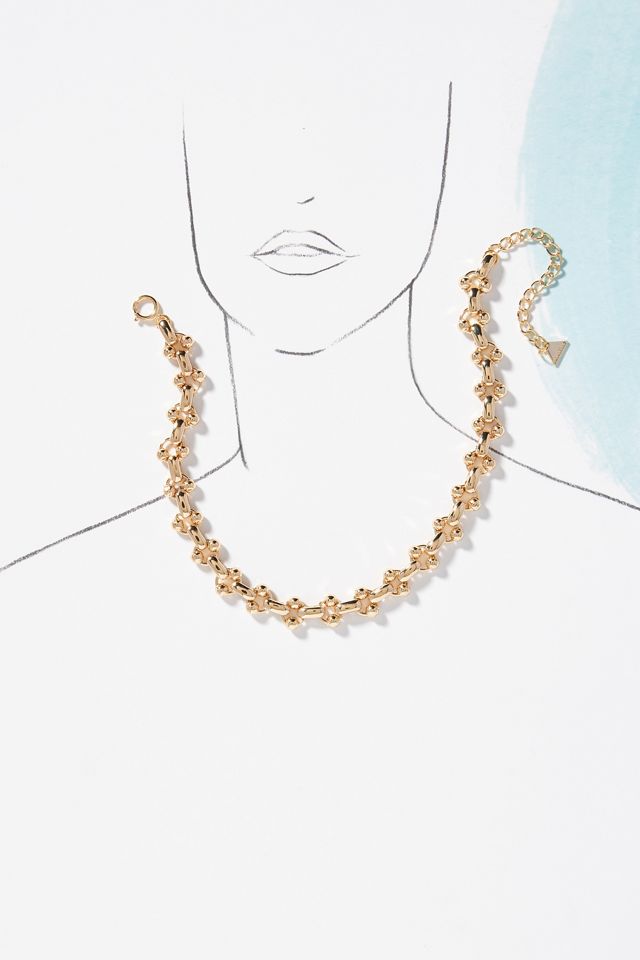Geo Ball Chain Necklace | Anthropologie