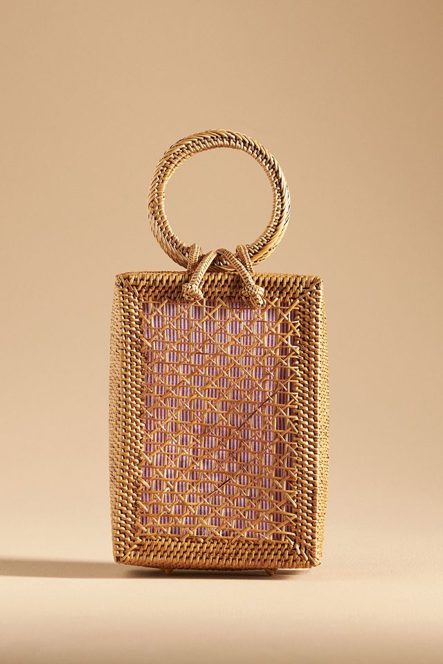 Small Rattan Bali Bag | Anthropologie