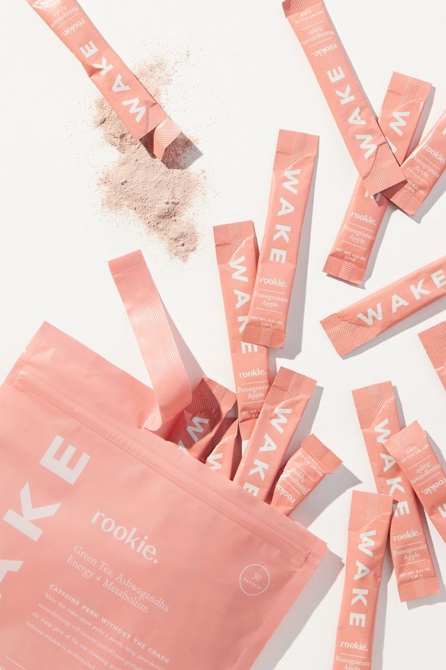 Rookie Wellness Wake Energy + Metabolism Supplement Stick Packs ...