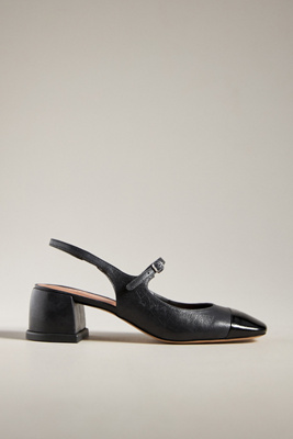 Maeve Mary Jane Slingback Heels | Anthropologie