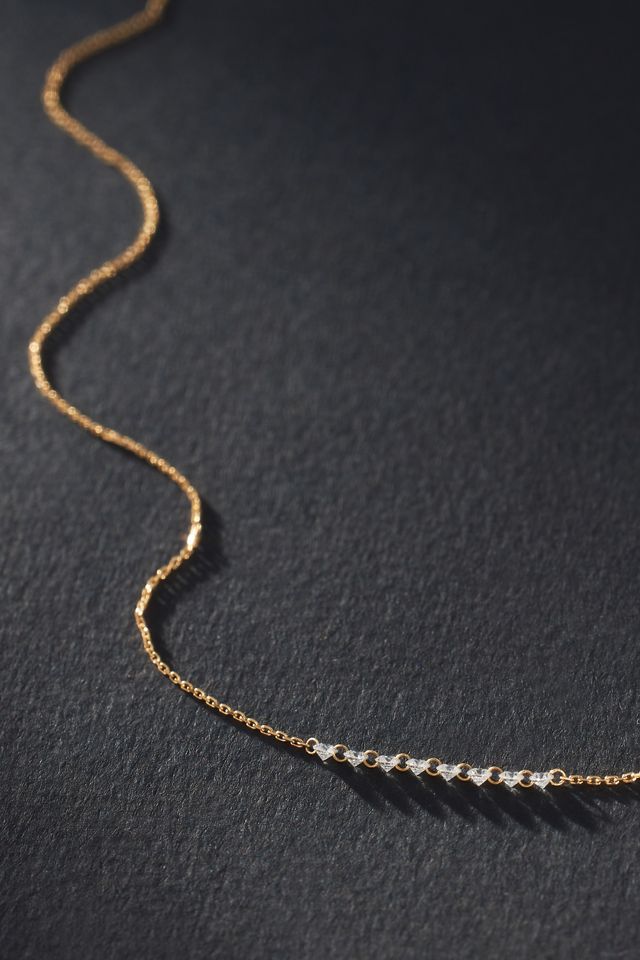 Fine Strand Diamond Necklace | Anthropologie