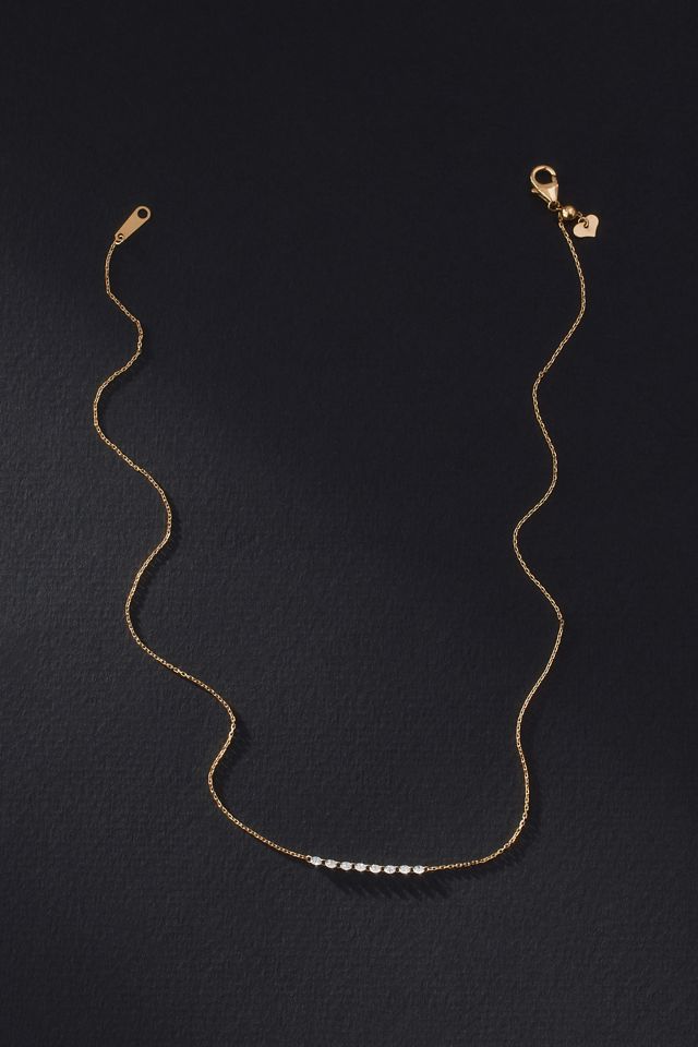 Fine Strand Diamond Necklace | Anthropologie