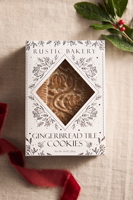 Rustic Bakery Gingerbread Tile Cookies | Terrain