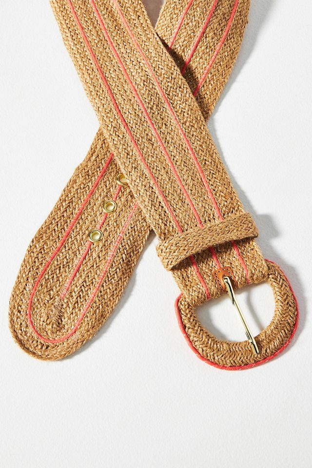 Jute Wide Waist Belt | Anthropologie