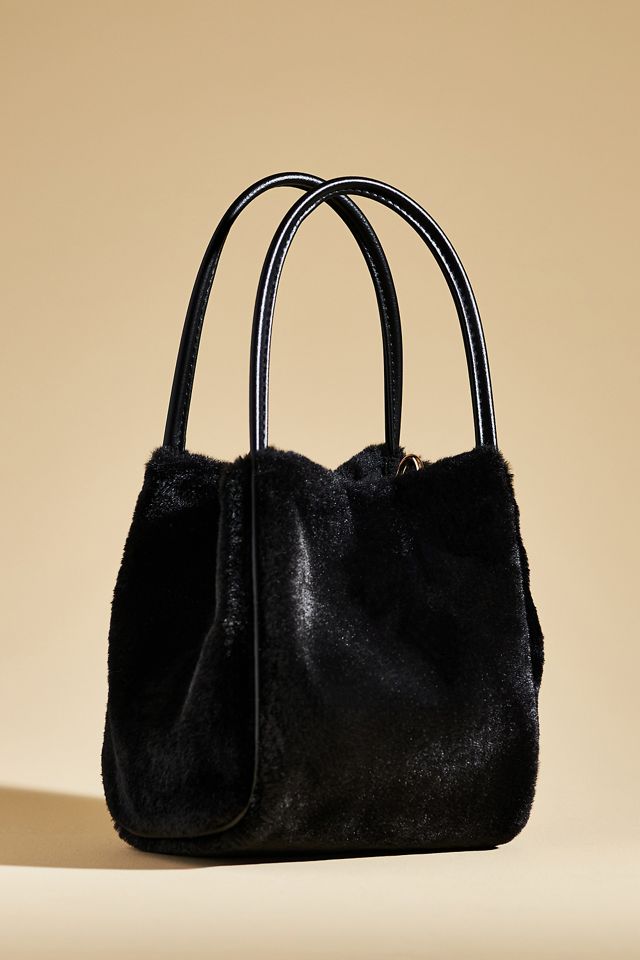 The Faux Fur Mini Hollace Tote | Anthropologie