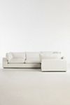 Performance Bouclé Hull Sectional | AnthroLiving