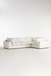 Performance Bouclé Hull Sectional | AnthroLiving