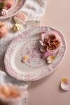 Pink Floral Serving Platter | AnthroLiving