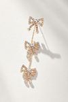 Crystal Bow Drop Earrings | Anthropologie
