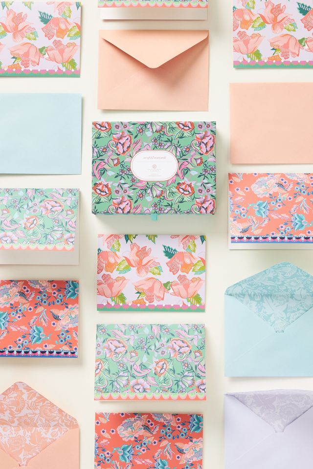 Alexandra Farmer The Flock Boxed Greeting Cards | AnthroLiving