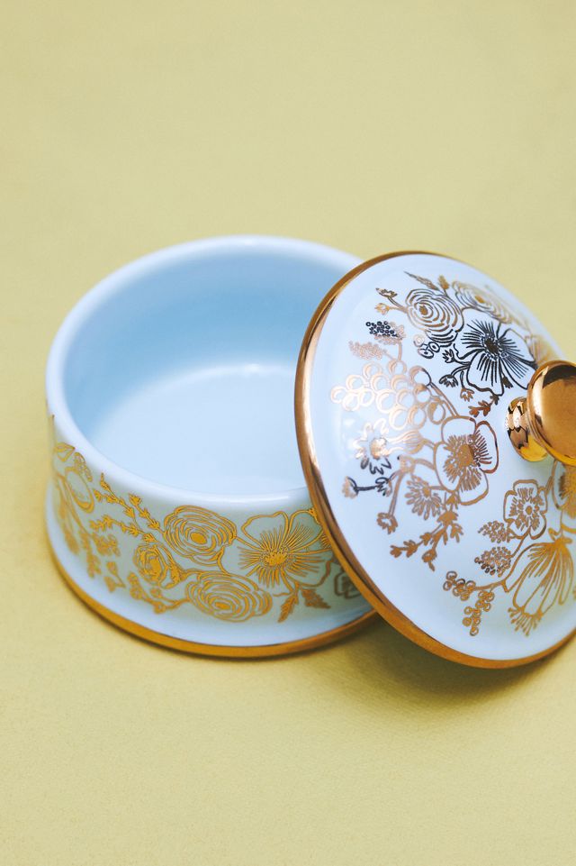 Curio Round Porcelain Box | Anthropologie