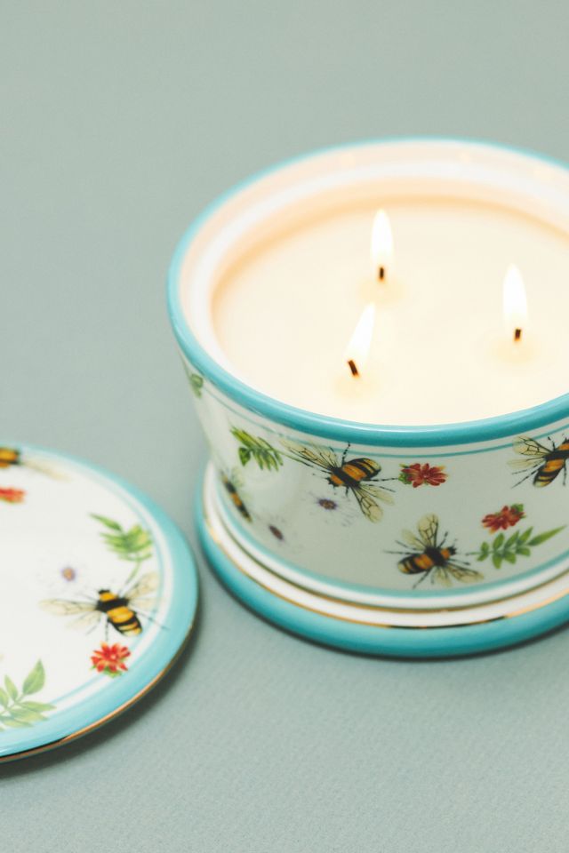 Lou Rota Mother Nature Floral Fruity Honey Blossom Ceramic Candle ...