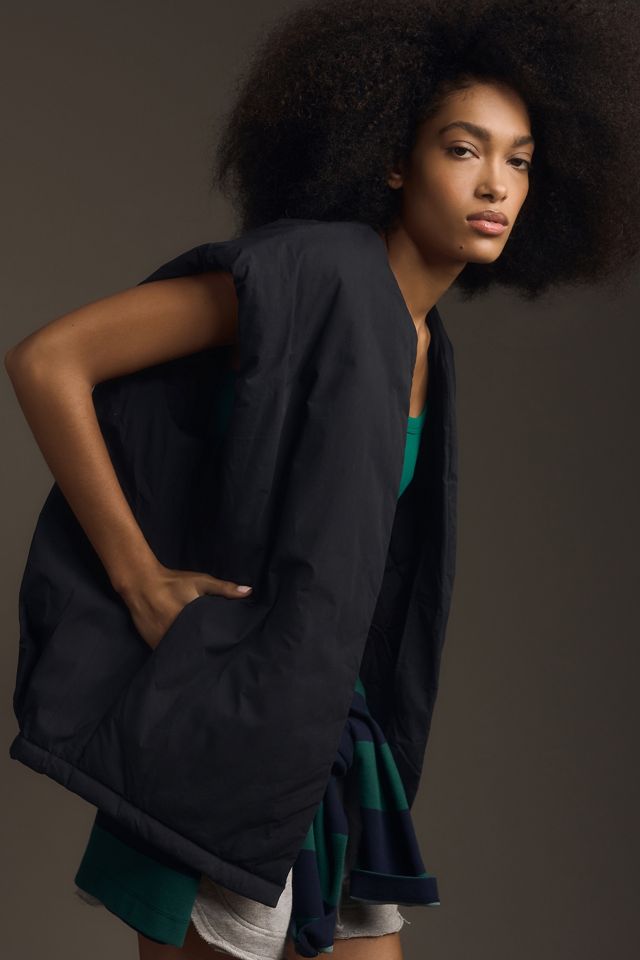 Self Contrast Puffer Vest | Anthropologie