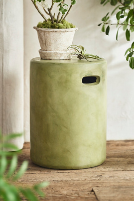 Notch Handle Concrete Stool | Terrain