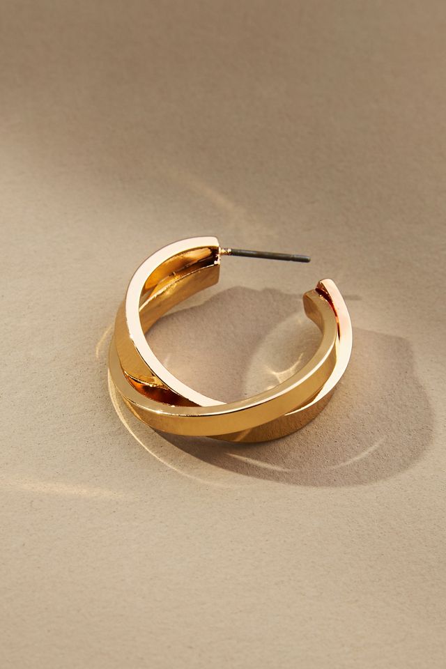 Loop Metal Hoop Earrings | Anthropologie