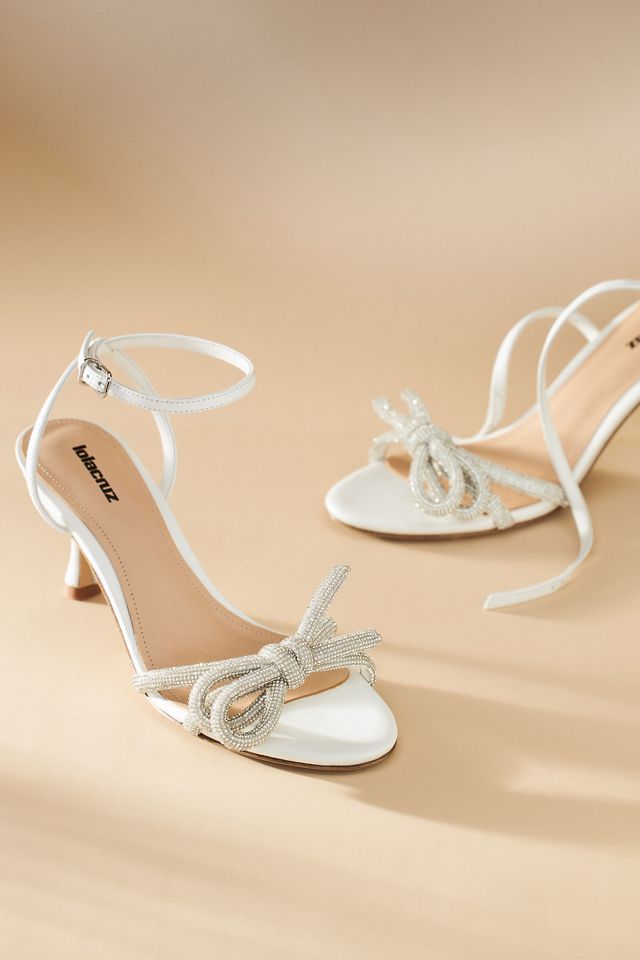Lola Cruz Caroline Bow Heels | Anthropologie