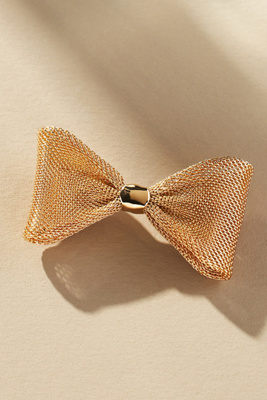 Chain Bow Brooch | Anthropologie