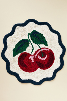 Maeve Cherry Bath Mat | Anthropologie UK